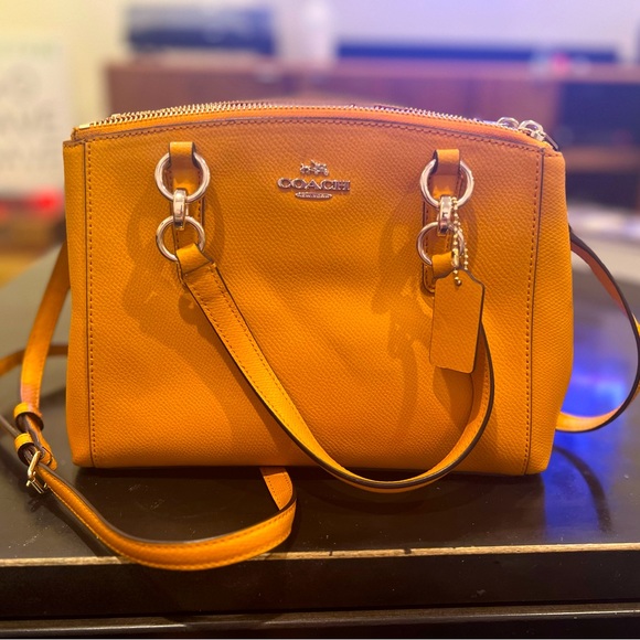 Coach | Bags | Bright Orange Coach Purse | Poshmark